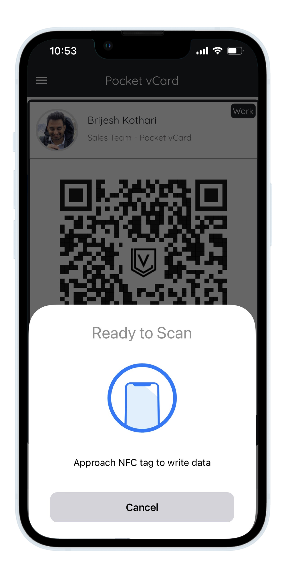 How to Configure NFC Tag - Pocket vCard